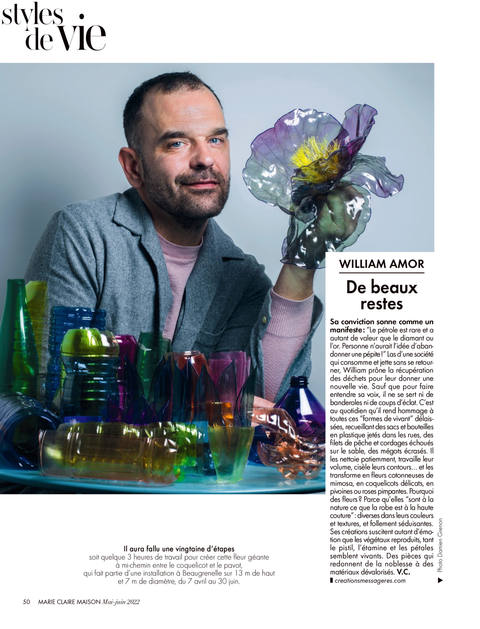 William Amor, de beaux restes | Styles de vie (Marie Clair Maison ...