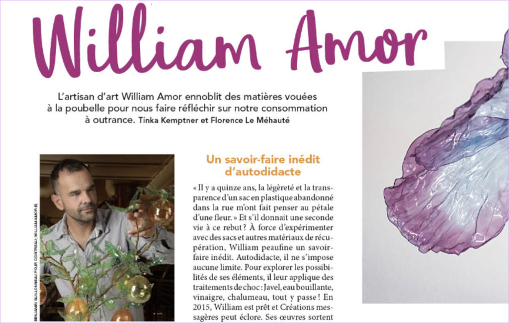 Les Créations Messagères – by William AMOR Artiste plasticien