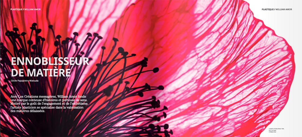 William Amor, l’artiste qui transforme le plastique en fleurs – Les ...